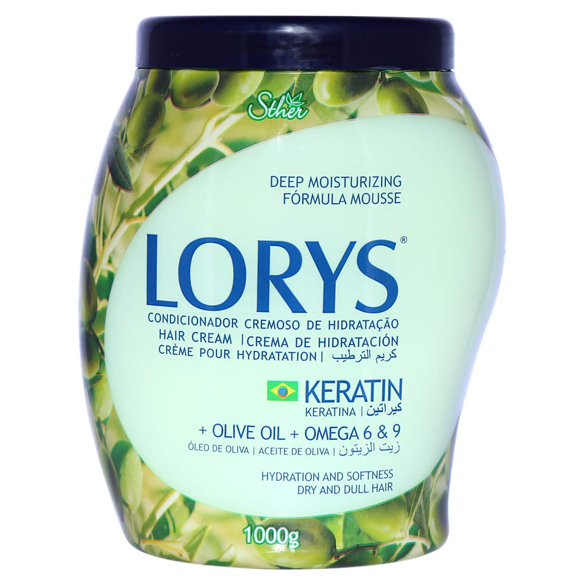 Lorys Brazilian Hair Mask Keratin with Olive Oil | 1000 g | Daraz.pk