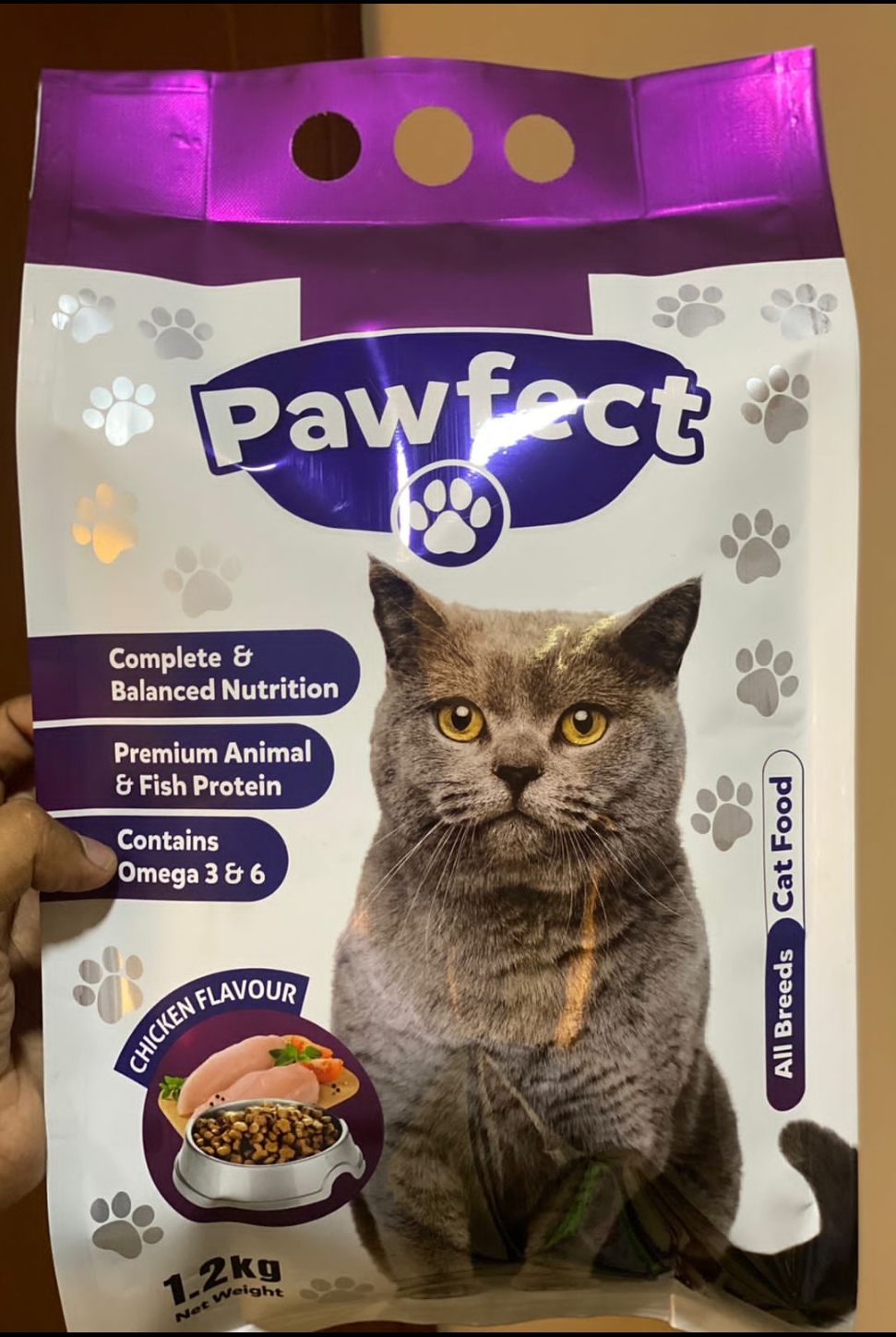 2x Pack of Paw-Fect premium catfood 1.2 kg | Daraz.pk