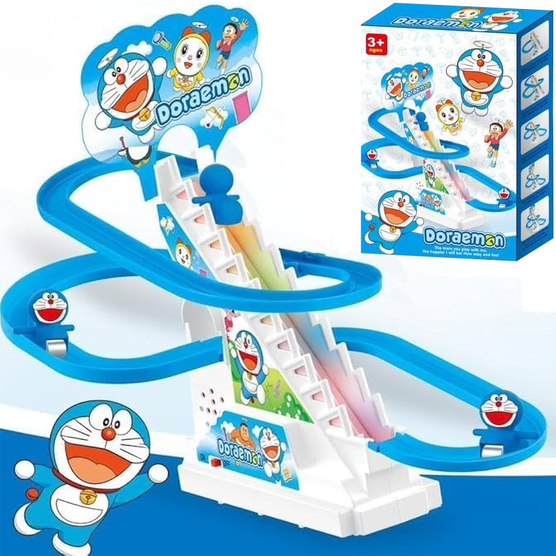 Funny Toy Automatic Stair-Climbing Spiderman Cartoon Racetrack Set ...