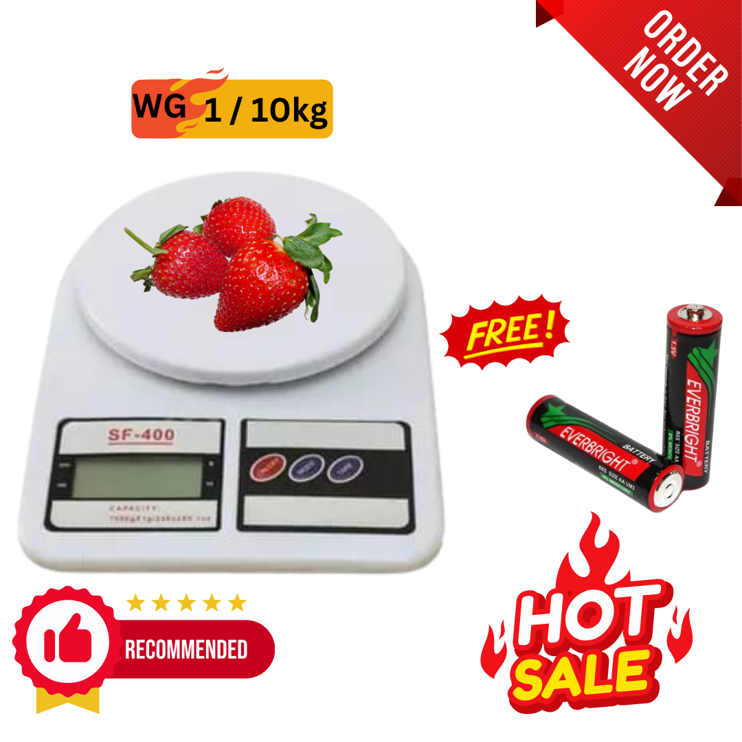 10kg Electronic Digital Kitchen Scale Ideal For Mother & Baby Cooking ...