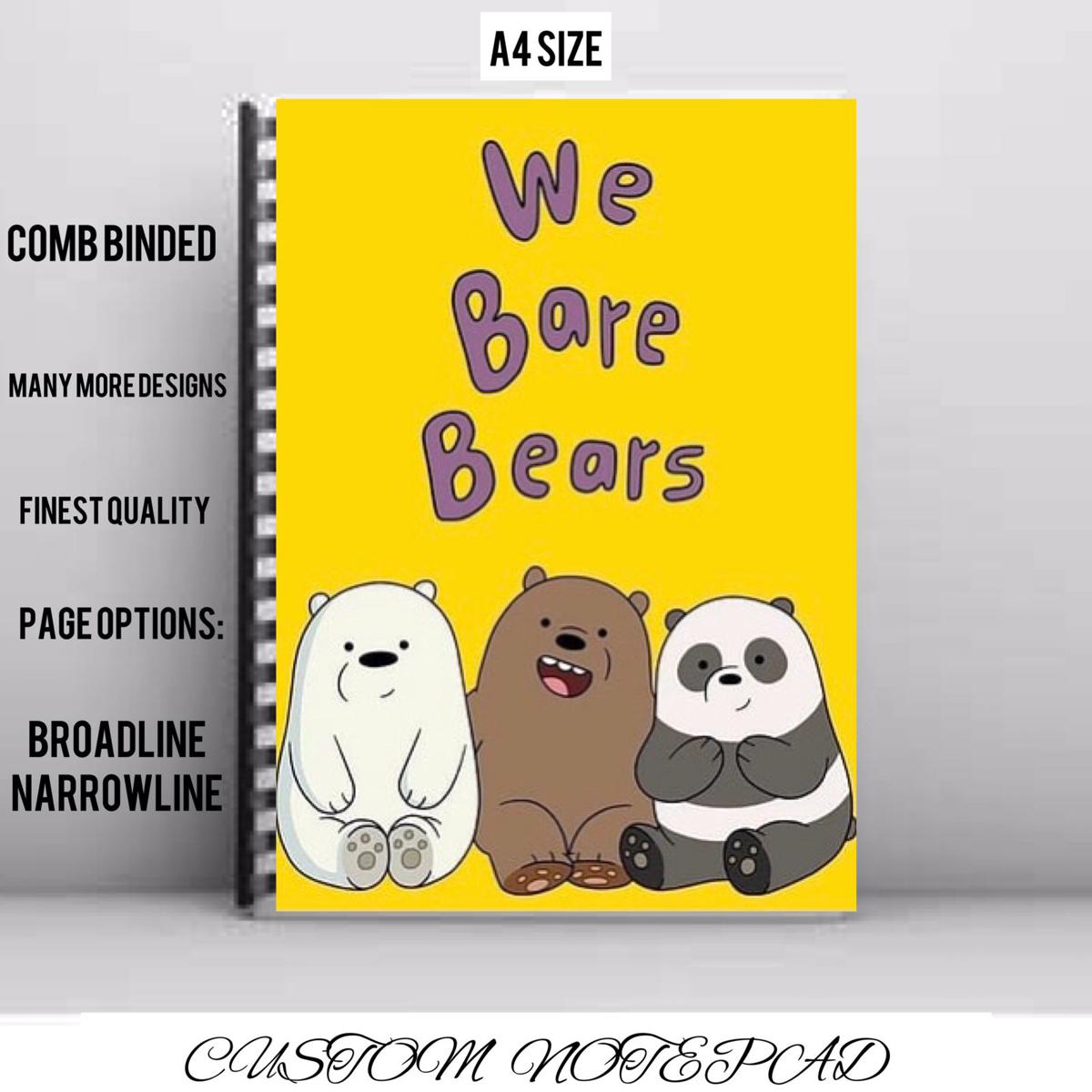 WE BARE BEARS NOTEBOOK ARTICLE 1 | Daraz.pk