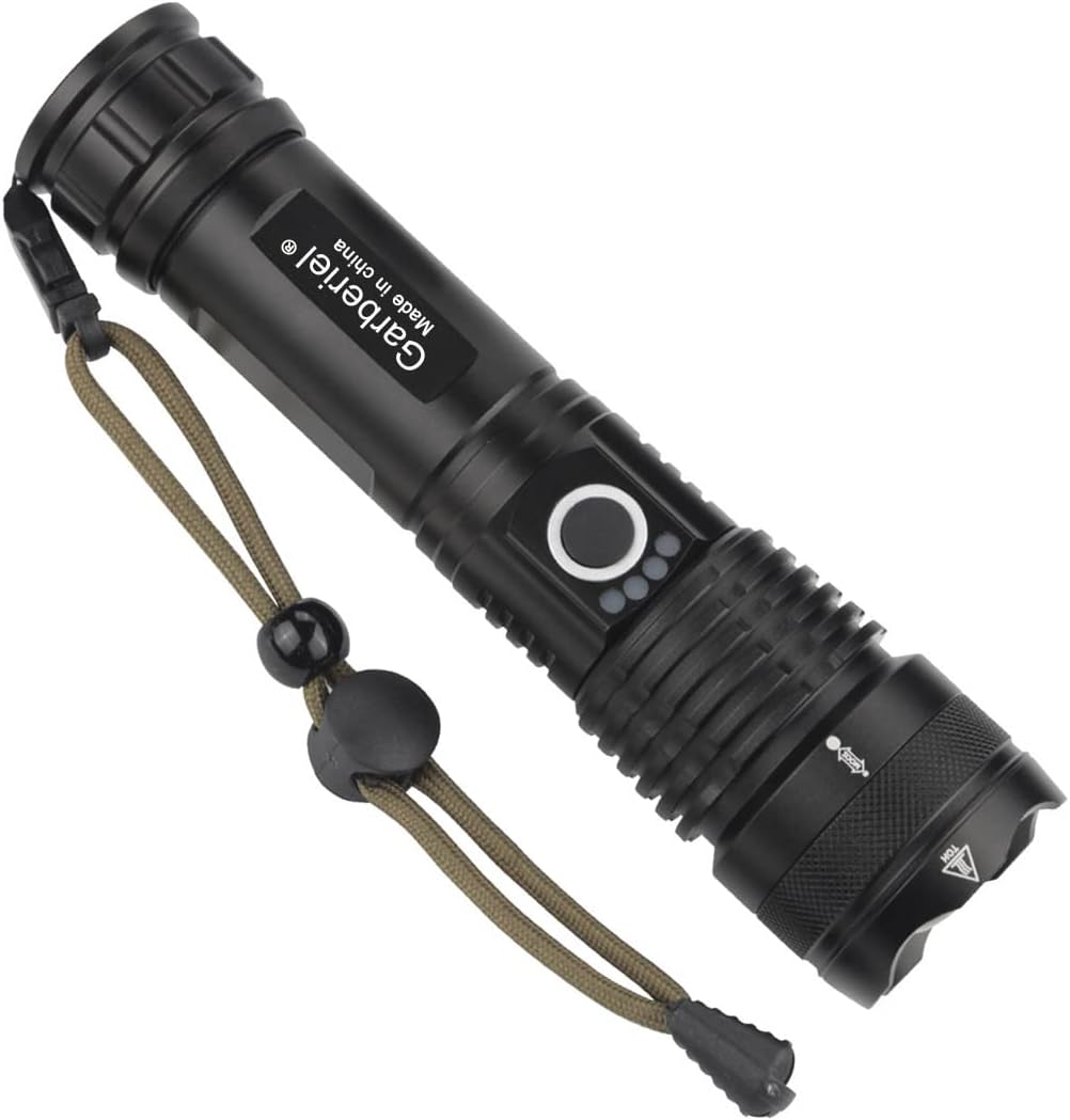 LED XHP70 Flashlights Rechargeable 10000 High Lumens Super Bright USB ...