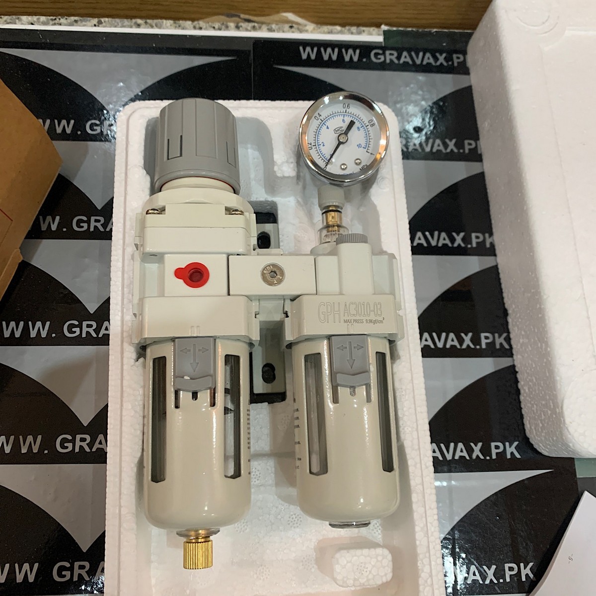AC3010-03 Pneumatic Air Source Processor with Regulator Valve Filter ...