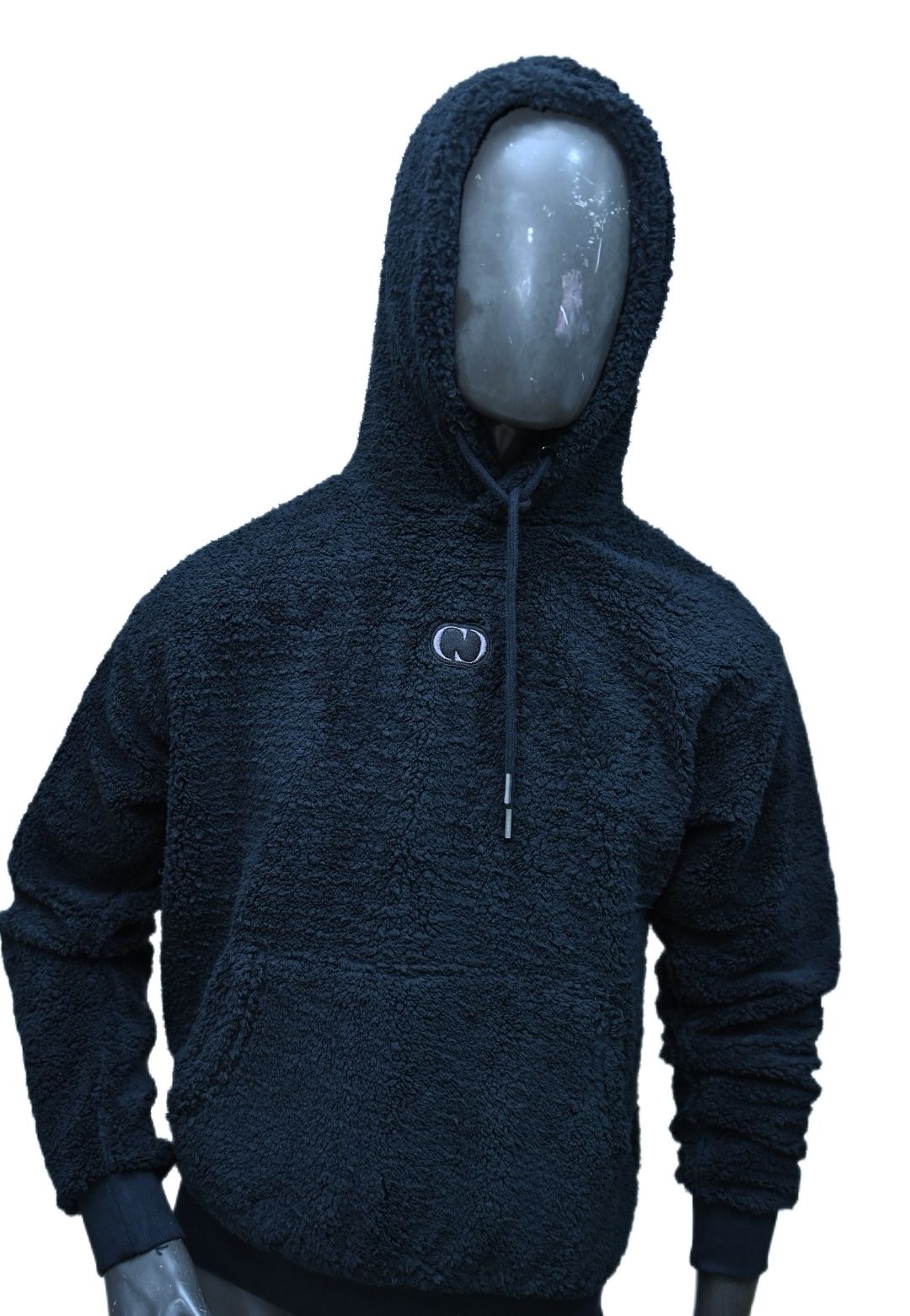 Fur Black Winter Hoodie For Men (M) | Daraz.pk