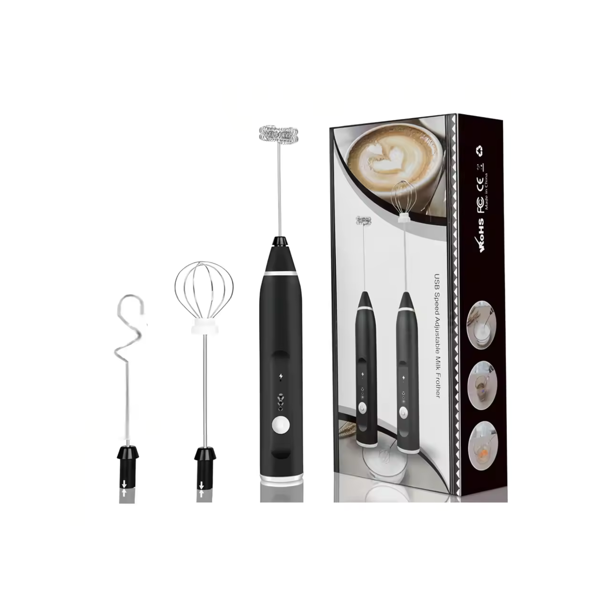 High Quality Coffee Beater and Egg Whisker, Rechargeable USB Connect ...