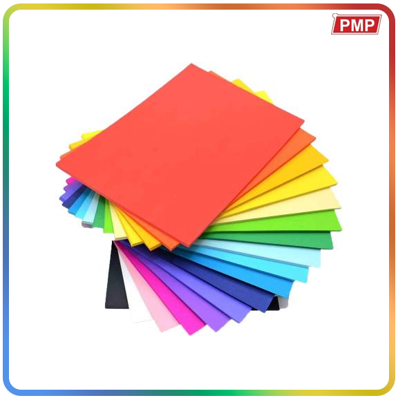 Colour Paper A4 size 100 Sheets - Multicolor & single color paper ...