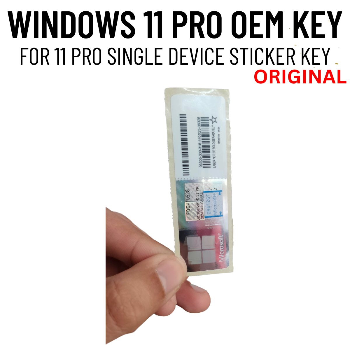 Windows 11 Pro License Key Sticker: Genuine OEM License Key and ...