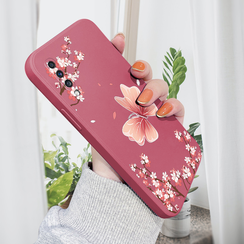 BILI for Samsung A70 / A70S Back Cover Pink Butterfly for Boys Girls ...