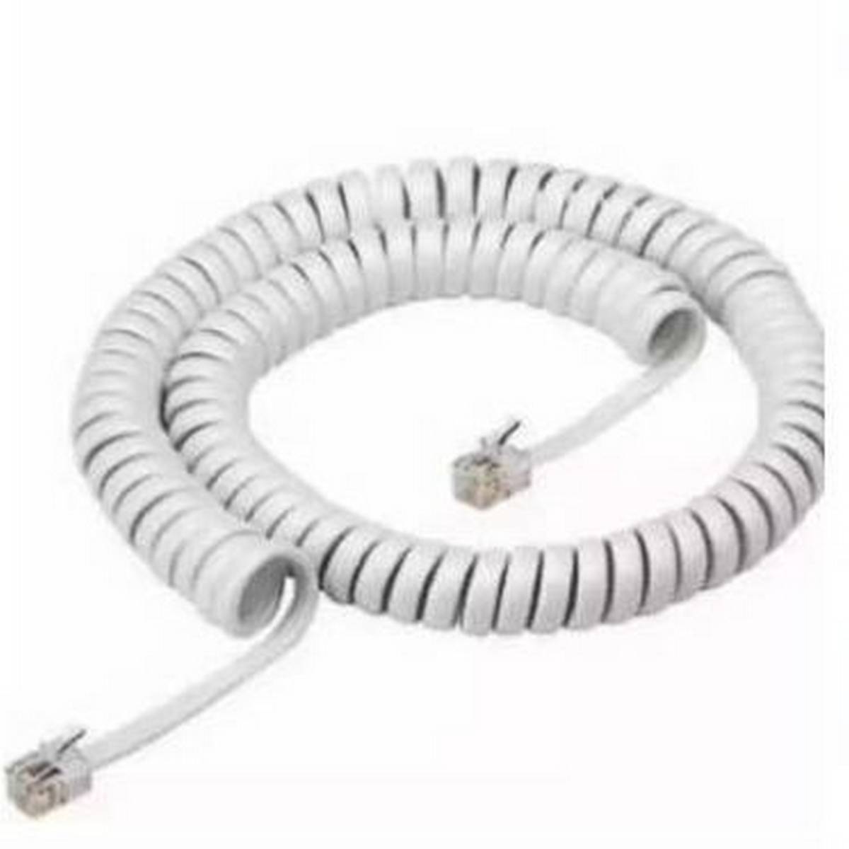 Landline Telephone Set Receiver Cable white | Daraz.pk