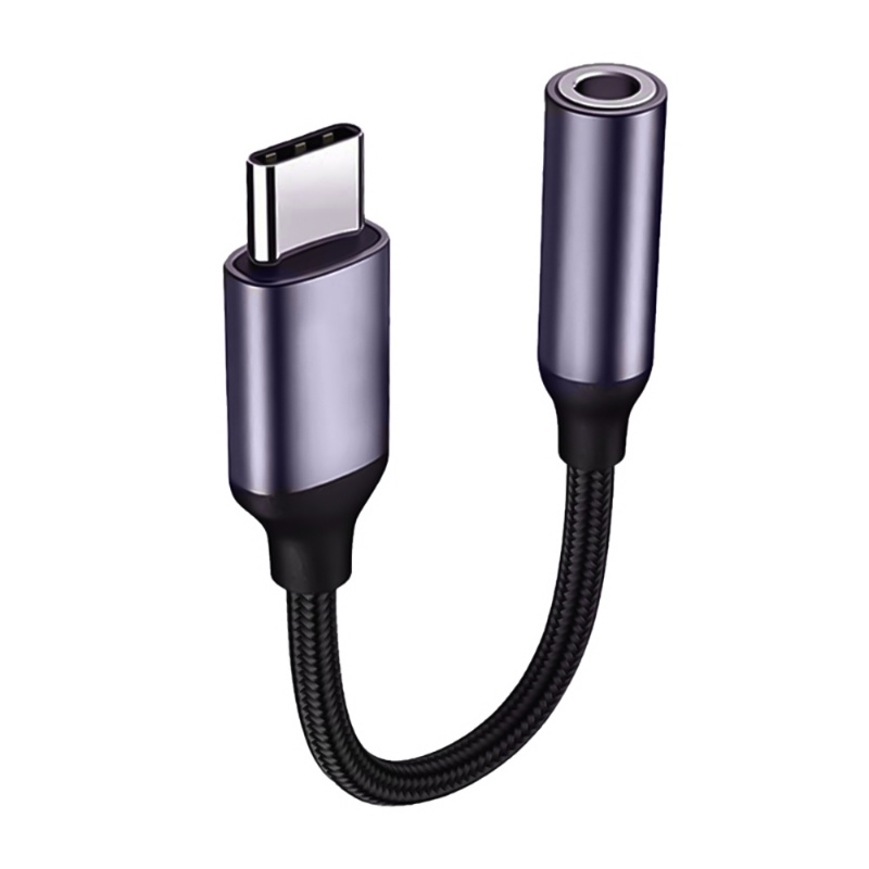 Mini USB Type-C To 3.5mm Jack Audio Cable Noiseless Latency Free Wired ...