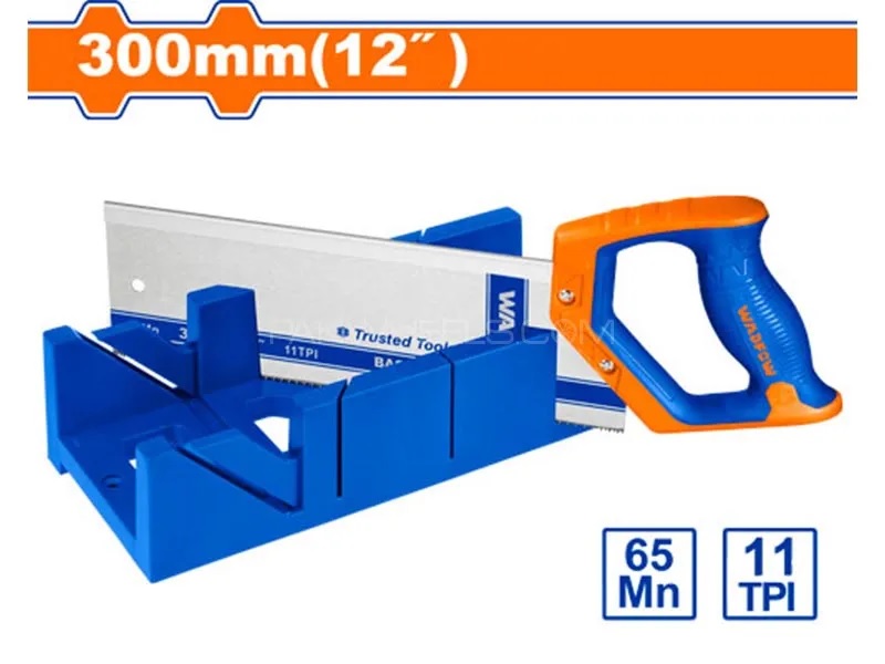 Wadfow WHW2112 Mitre Box And Back Saw Set | Daraz.pk