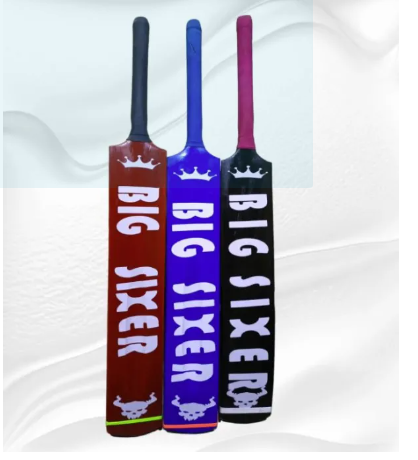Tap ball Cricket Bat/BigSixer Cricket Bat/Wooden Handle/long bat/Long ...