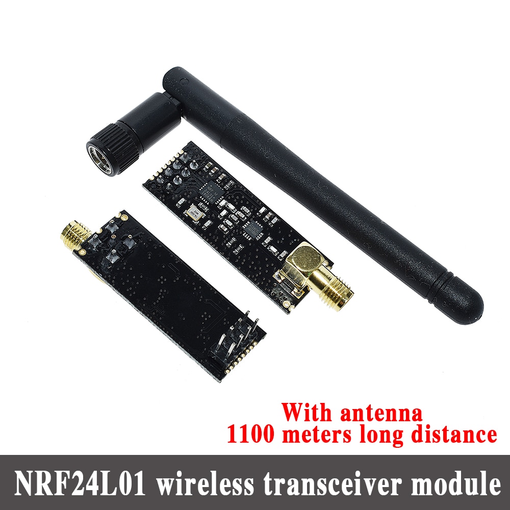 NRF24L01+ 2.4G data transmission module 2.4GHz NRF24L01 upgrade version NRF24L01+PA+LNA 1000 ...
