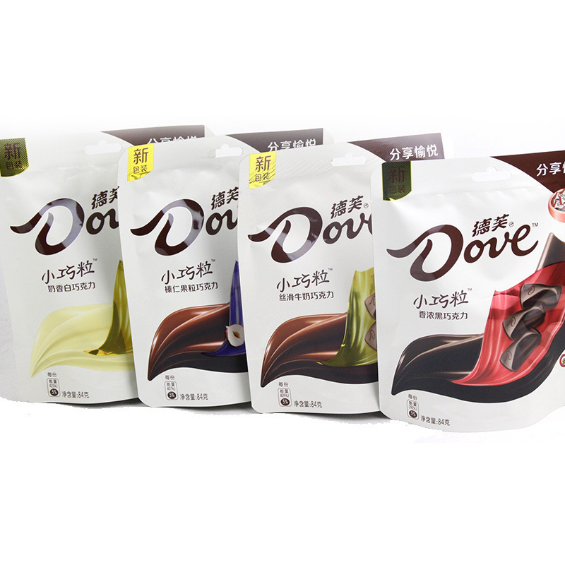 Dove Chocolate 84g bag small grain 14 silky milk milk fragrant white ...