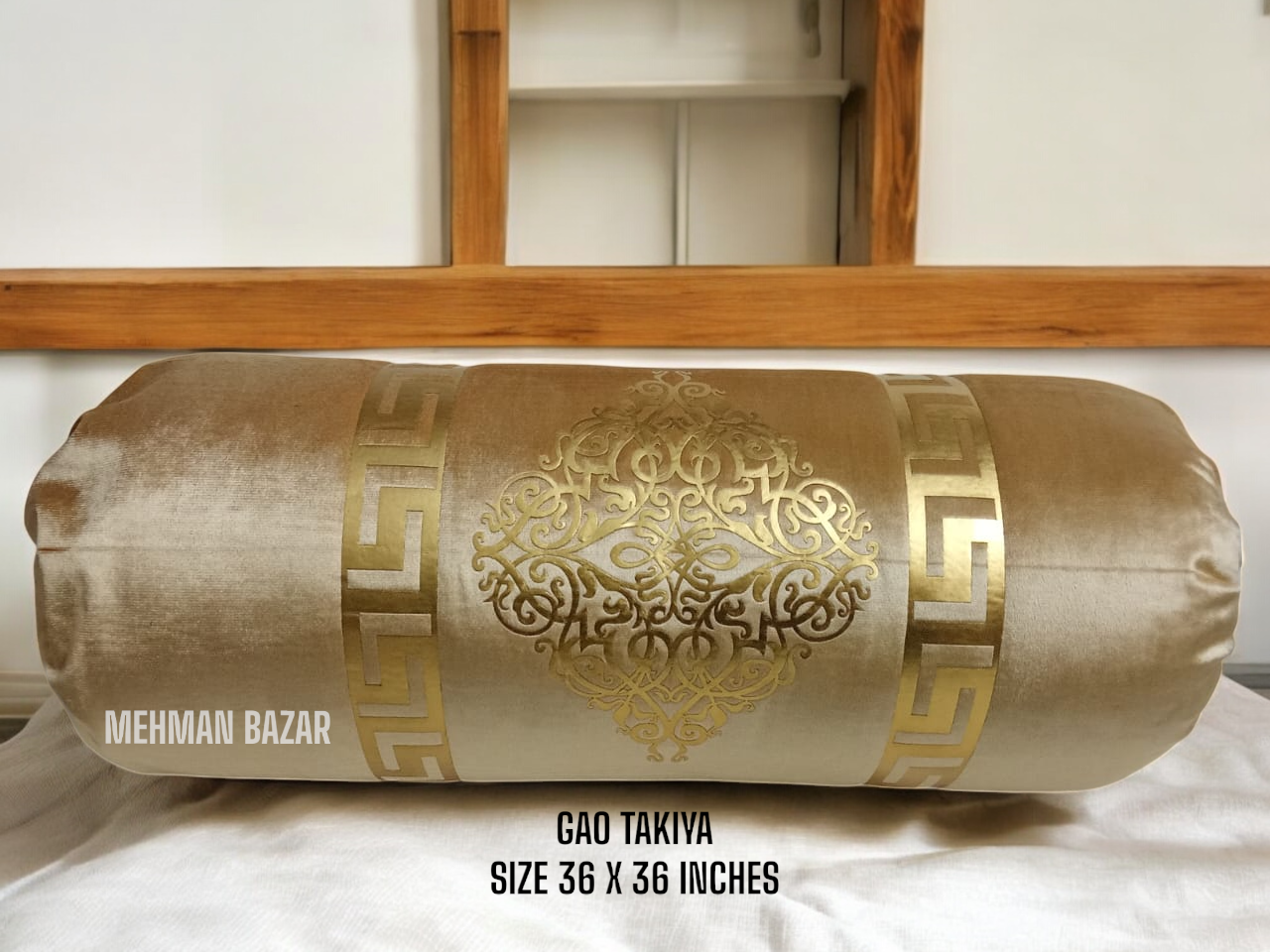 1 piece Luxury Velvet Round Pillow Cover 36"x36" Soft Malai Fabric ...