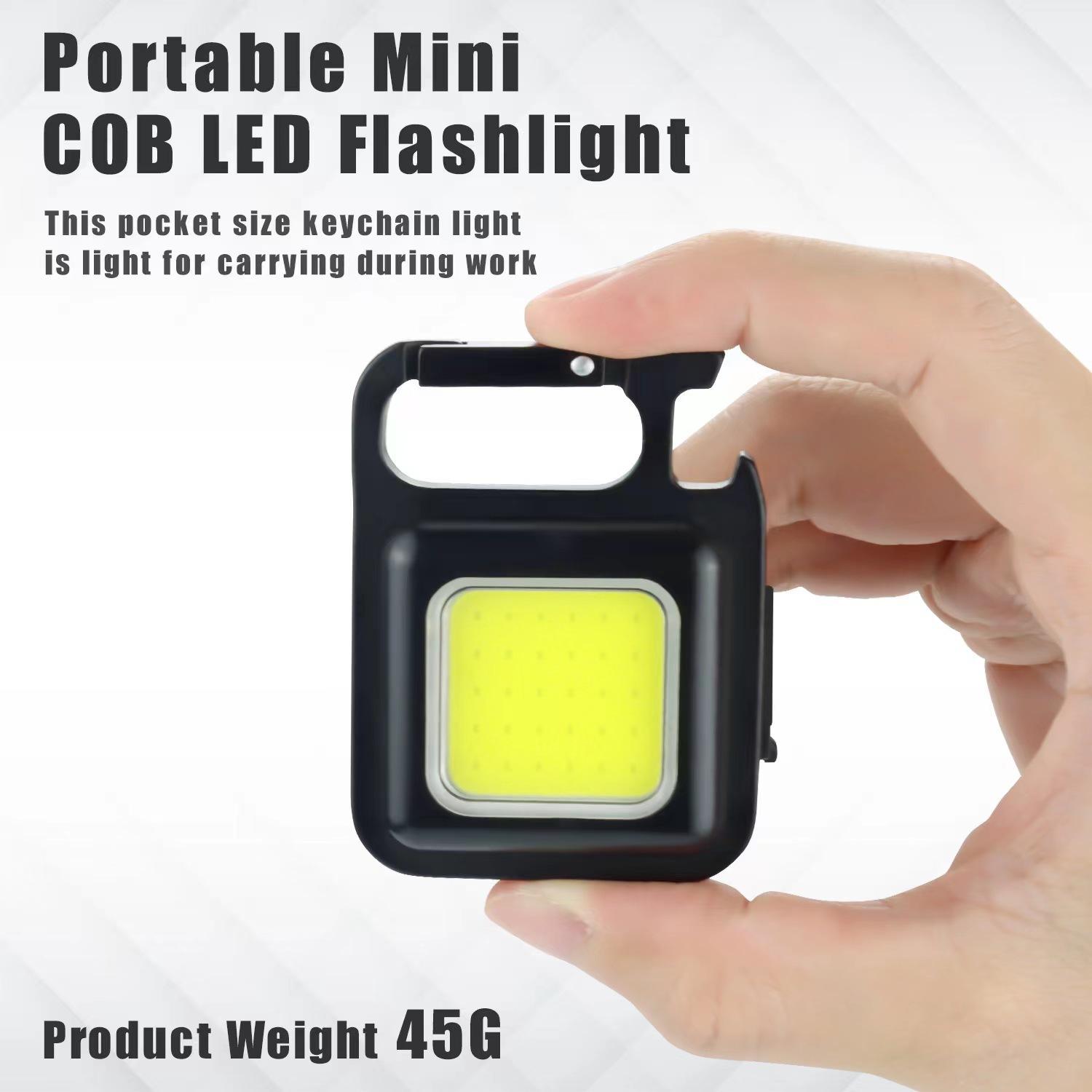 Portable COB LED Light | Battery-Powered Bright Light for Emergency ...