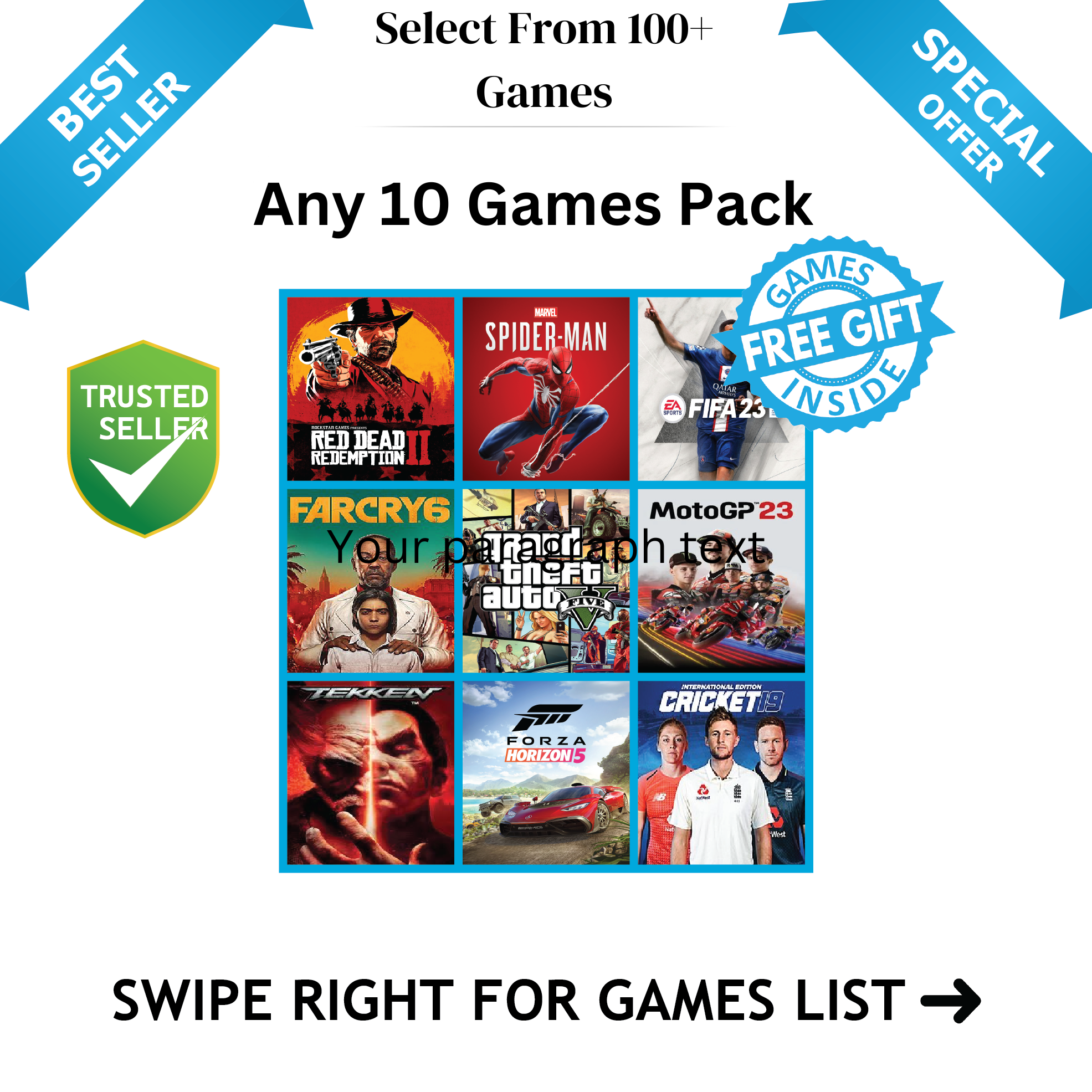 ANY 20 GAMES OF YOUR CHOICE - GAME FOR PC (Torrent Link) - QR CODE ...