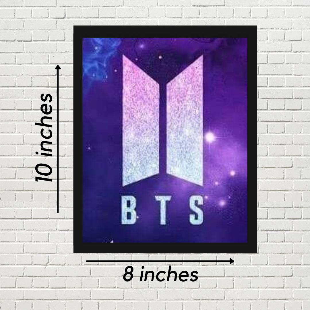 BTS wall frame decorate your room | Daraz.pk