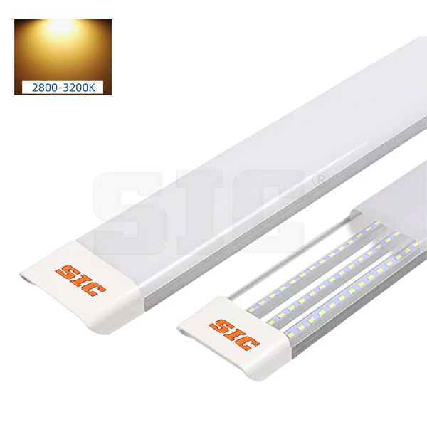 SIC Modern Indoor Lighting Linear LED SMD Surface Mounted Flat Batten ...