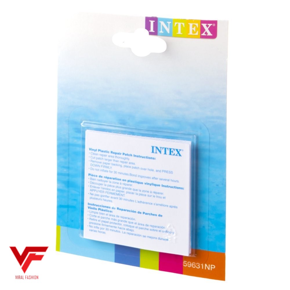 INTEX Repair Patches 3"X3" Square Patch (6 Patches Pack) INTEX Plastic ...