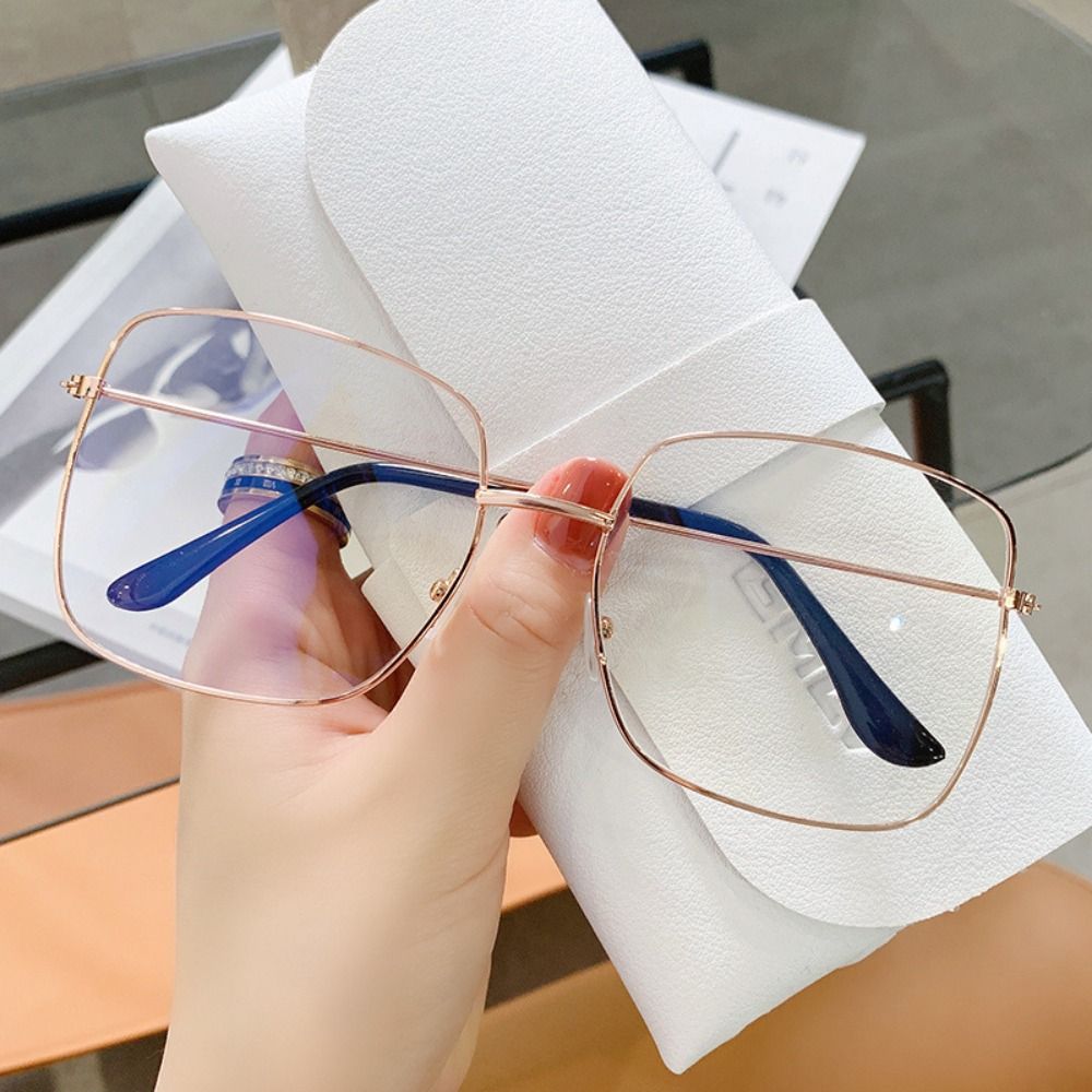 Portable Blue Ray Blocking Anti-Blue Light Glasses Ultralight Metal ...