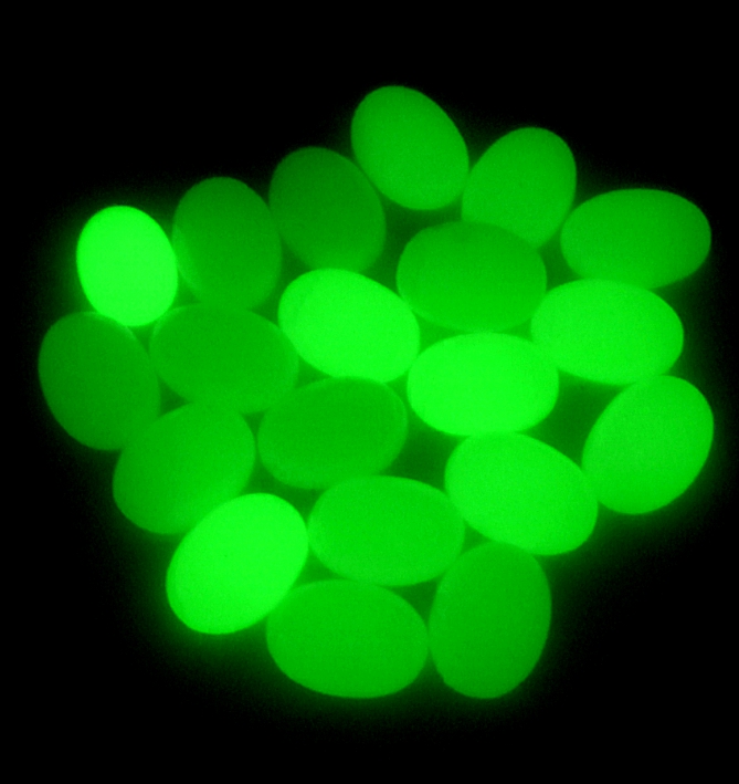 Night Glow Stone / Glow in Darkness Garden / Night Glowing Ring Stone 2 ...