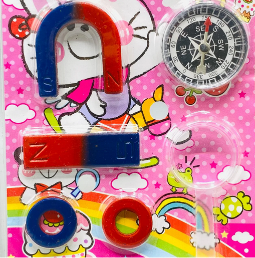 North and South Small Magnetic Game Kit with Compass | Daraz.pk