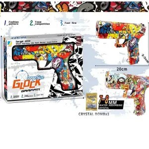 Manual gel blaster printed skin Toy Gun for kids with Orbeez machine ...