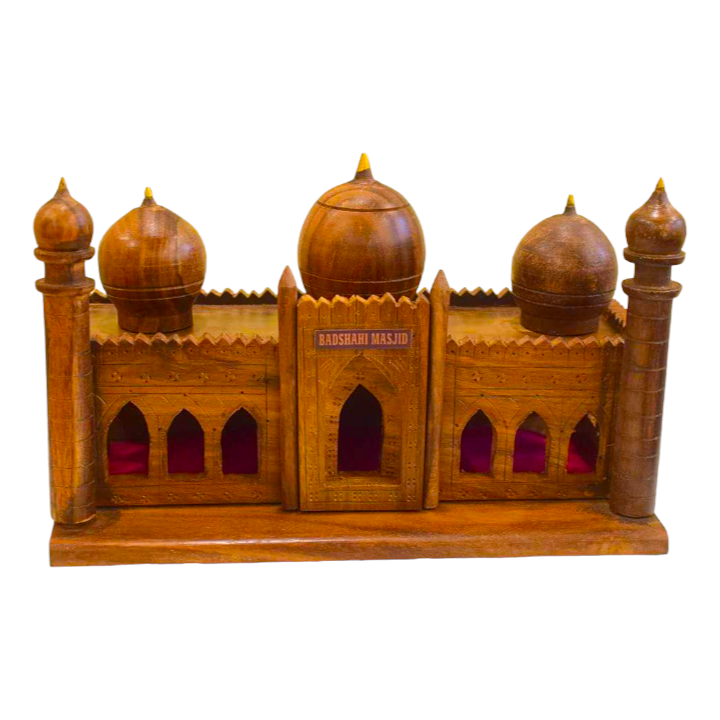 Wooden Pakistan Historical Model's - Faisal Mosque, Minar-e- Pakistan ...