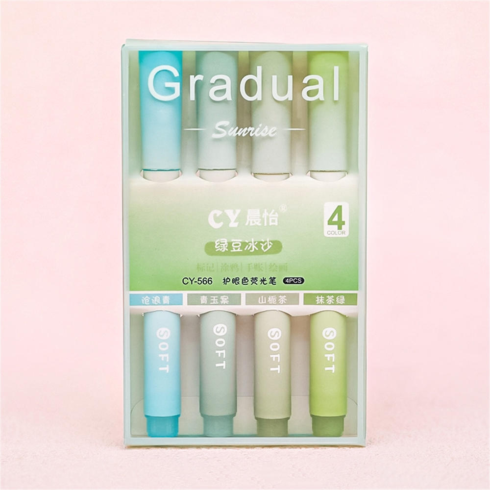Multi-colored Highlighters Drawing Tool Colorful Marker Pen Gradient ...