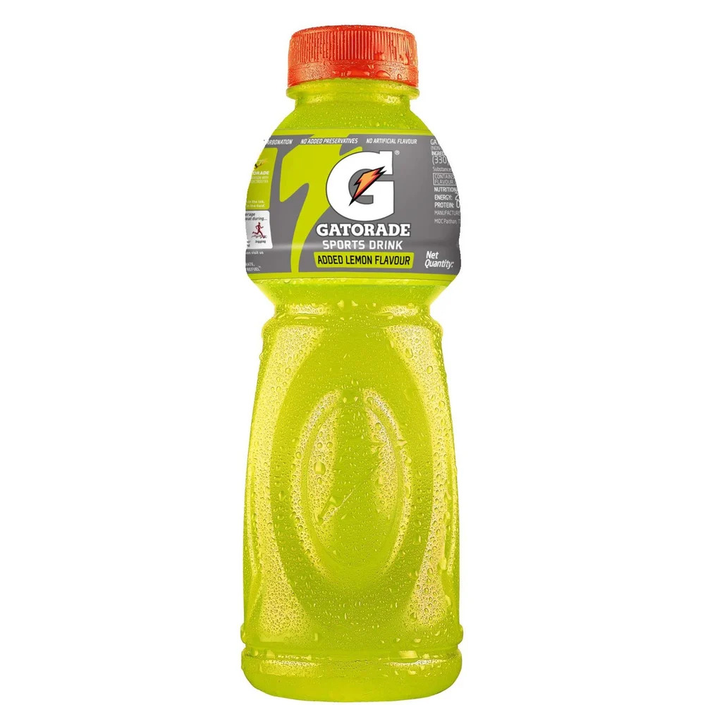 Yellow Gatorade Sports Drink Lemon Flavour 500ml (Pet of 6) | Daraz.pk