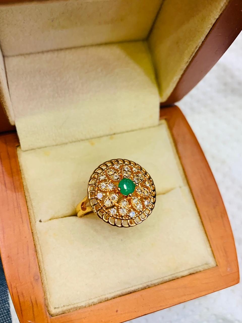 girls and women 22k gold plated RP casting finger ring | Daraz.pk