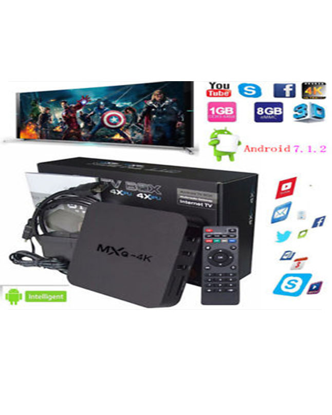 Smart Tv Box MXQ 4K QUAD CORE Andriod Tv Box | Daraz.pk