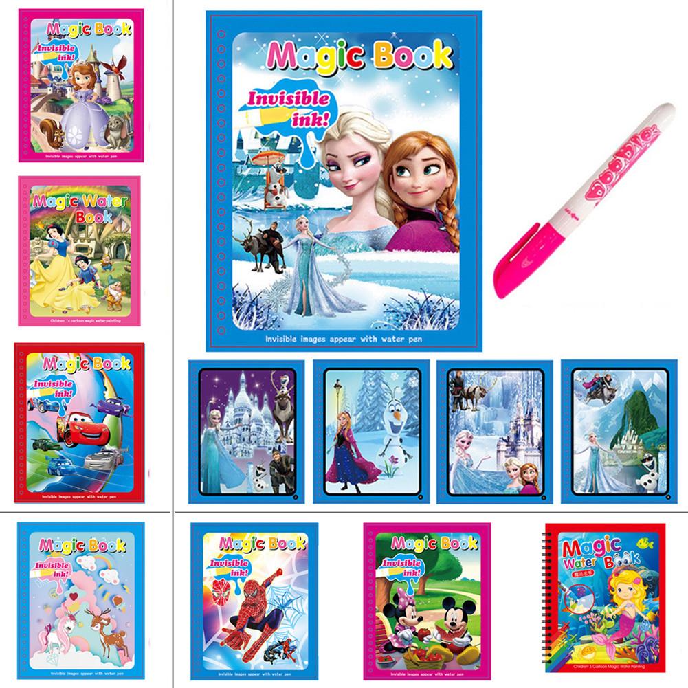 Magic Water Book Painting Drawing Coloring Board Book Doodle & Magic ...