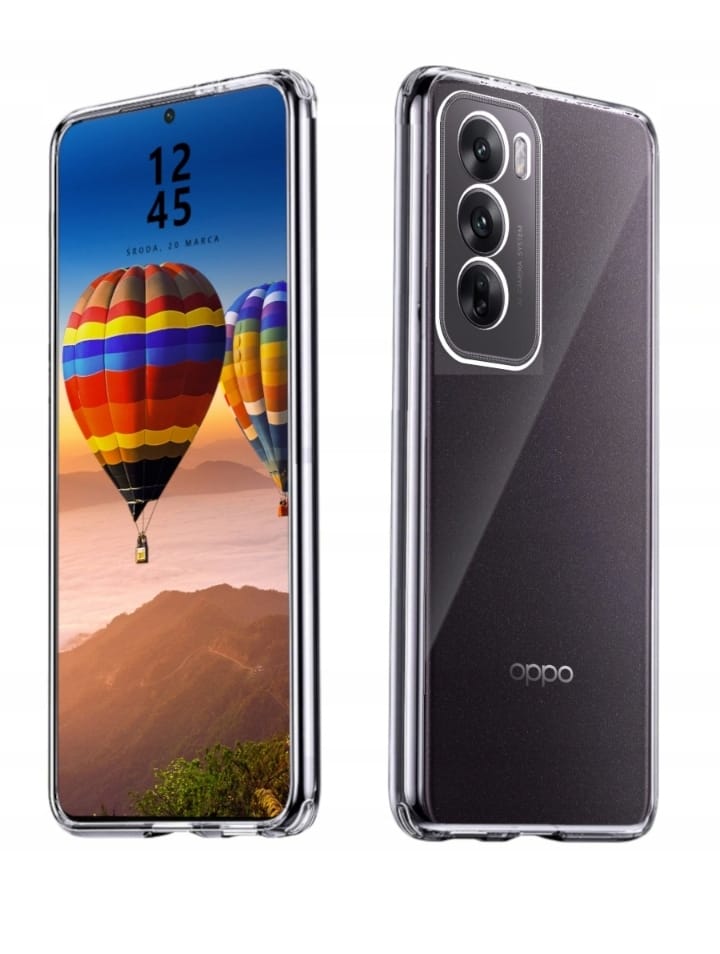 Oppo Reno 12 5G Cover New Ultra Thin Soft Tpu Silicon Dust Proof ...