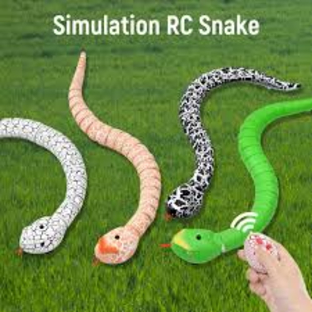 Remote Control Snake Infrared RC Animal Toys Rattlesnake With USB Cable ...