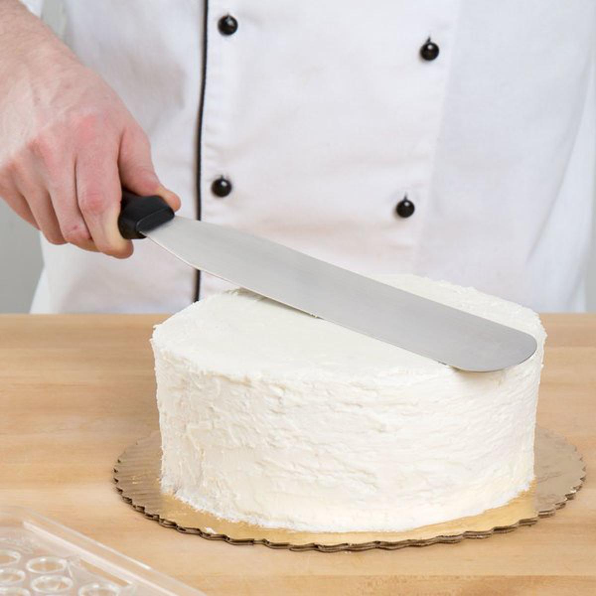 Cake Spatula Stainless Steel Angled Icing Cake Spatula For Decorating ...