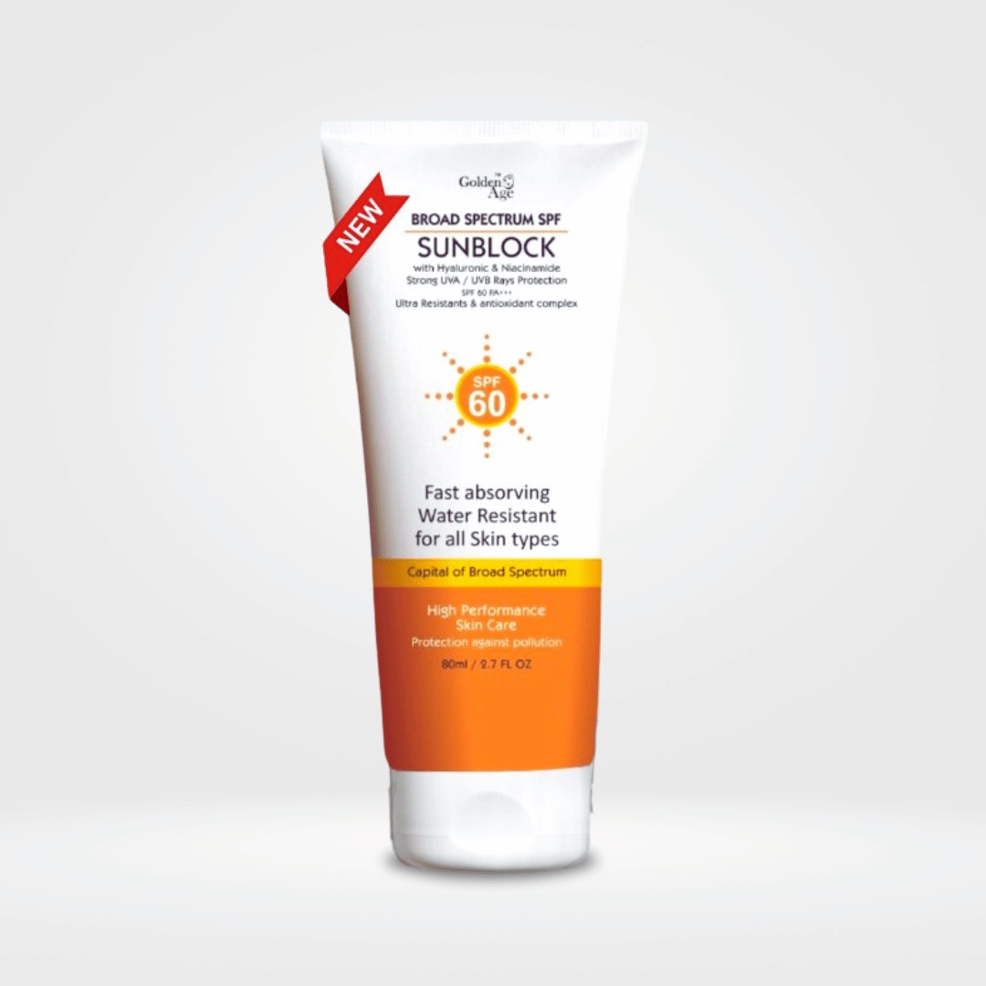 Golden Age BROAD SPECTRUM SPF SUNBLOCK (80 ml) | Daraz.pk