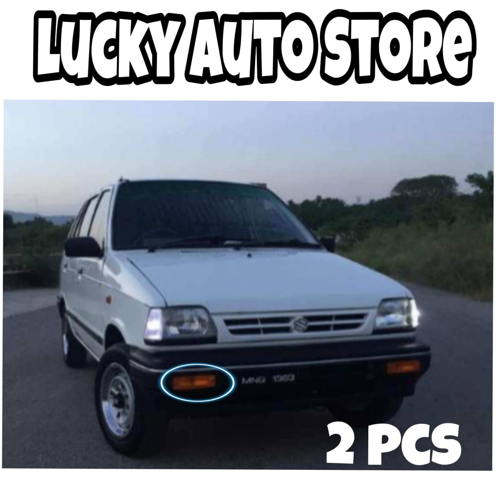OLD MODEL SUZUKI MEHRAN BUMPER INDICATOR 2 PCS | Daraz.pk