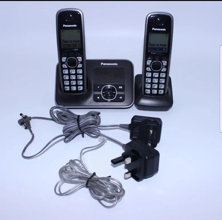 KX-TG6621E Dual (02 sets) Intercom plus PTCL Wireless landline Phone ...