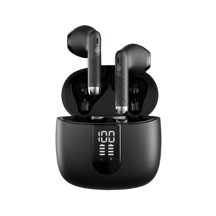 Ronin R-190 Earbuds Smart Design Half In Ear Comfort With Led Battery ...