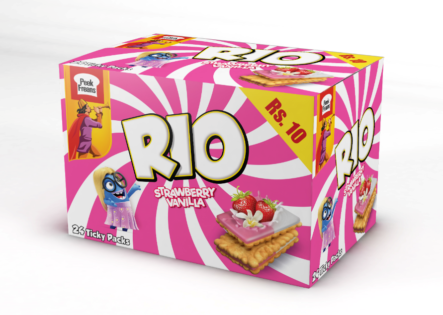Peek Freans Rio Strawberry Vanilla Ticky Pack | Daraz.pk