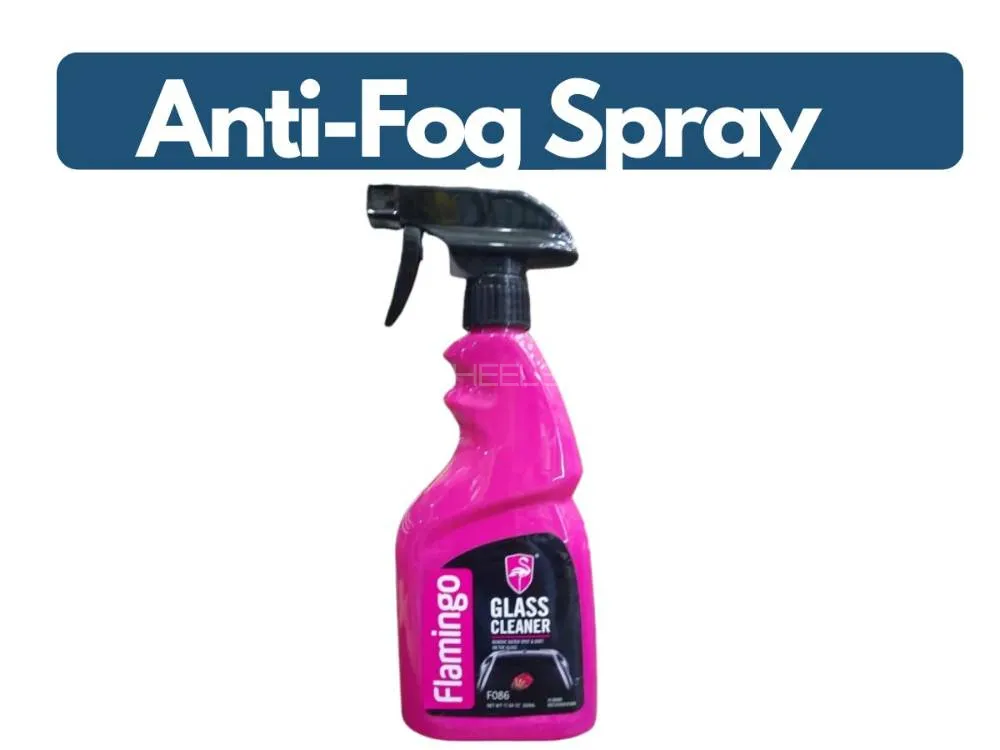Glass Cleaner and Anti Fog Spray Flamingo 500ml | Daraz.pk
