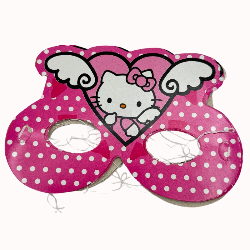 HELLO KITTY THEME PAPER MASKS - PACK OF 10 PAPER MASKS | Daraz.pk