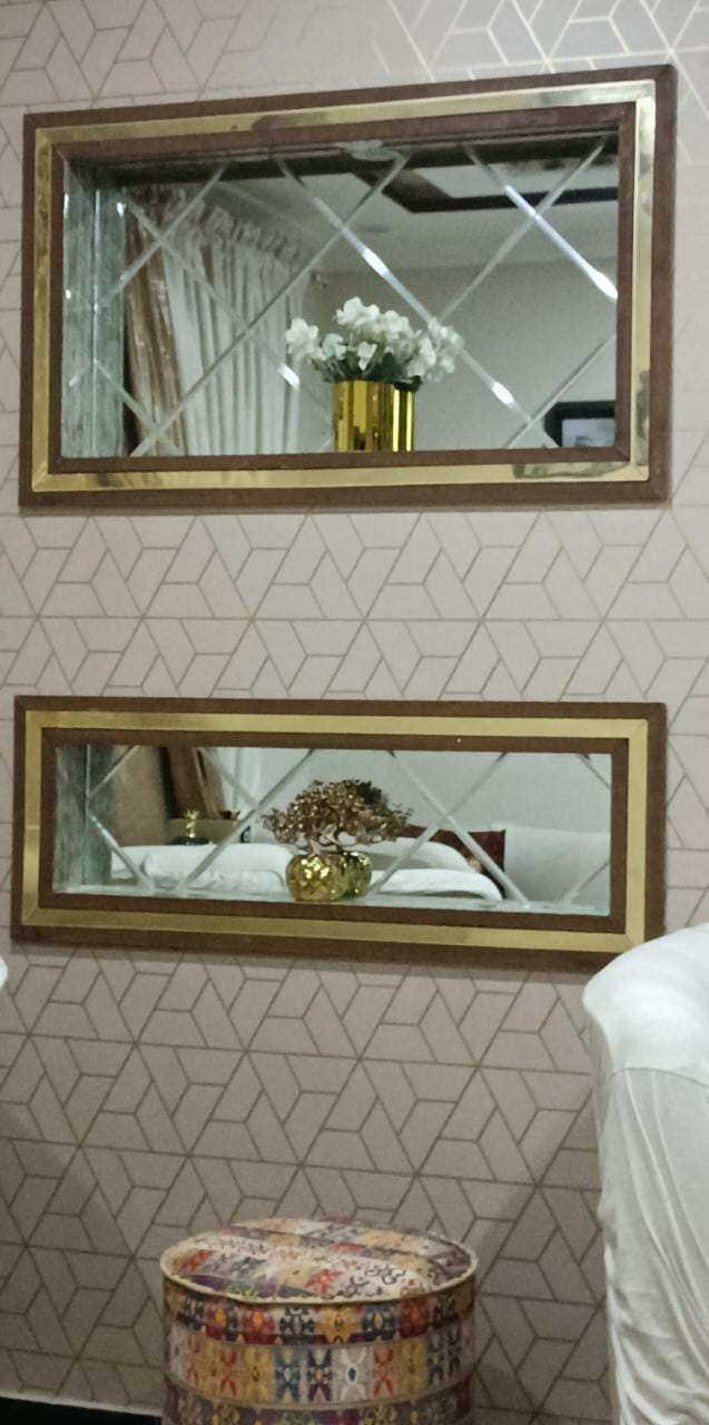 wall decor / home decor / golden mirror strip / pvc golden strip ...