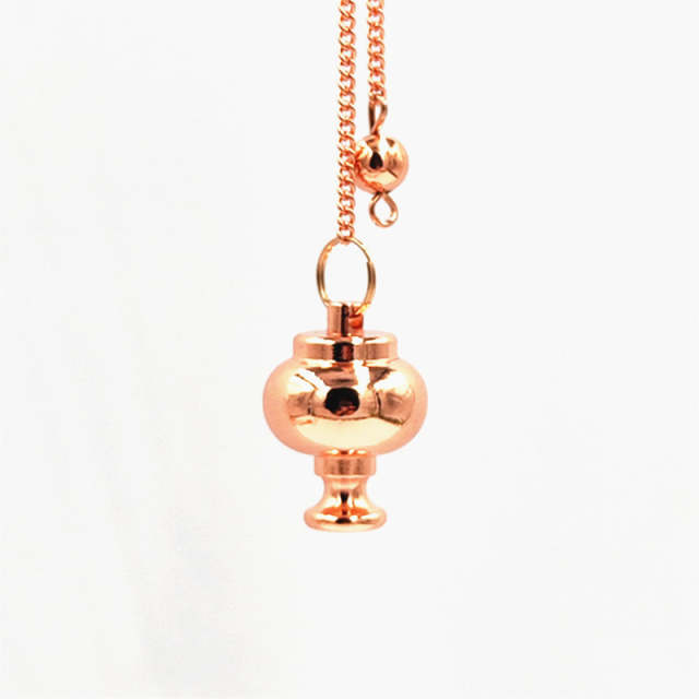 Metal Pendulum Healing Divining Scrying Point Ball Egyptian Coil copper ...