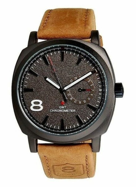 High Quality Watches For Men Wrist Leather Strap Black Dial Water ...