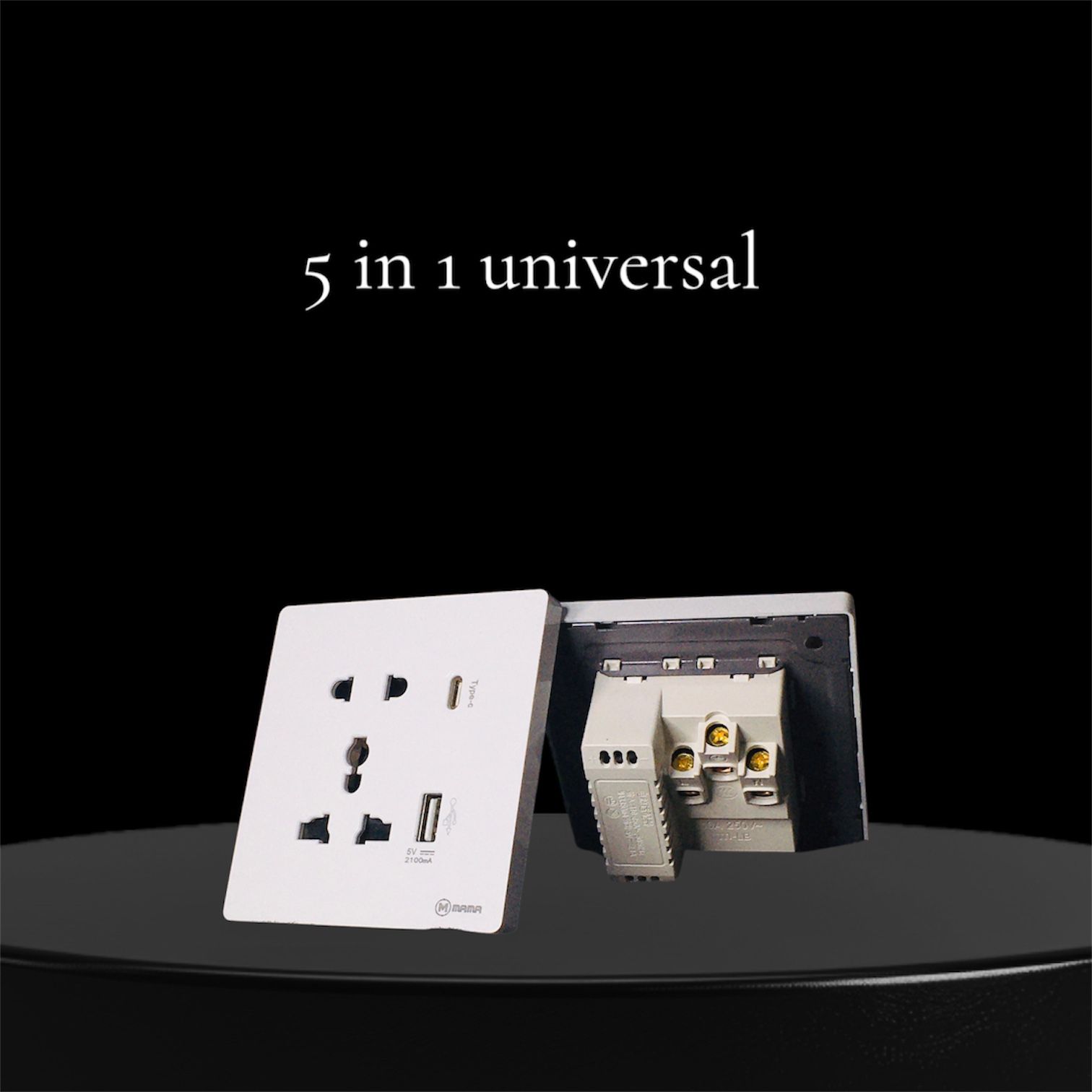 This multi-light plug socket has two USB outlets | 2.1A 5V electrical ...