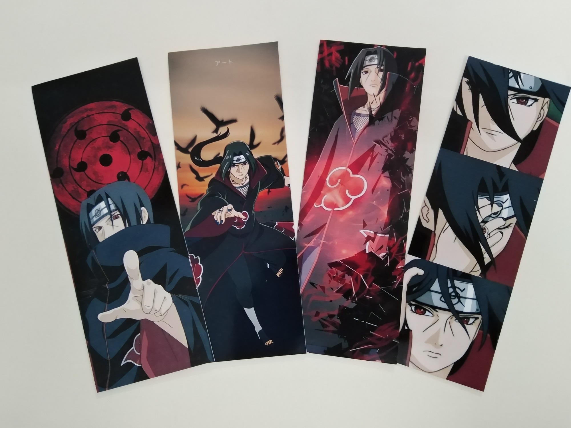 Itachi Uchiha from Naruto Bookmarks - Pack of 4 | Daraz.pk
