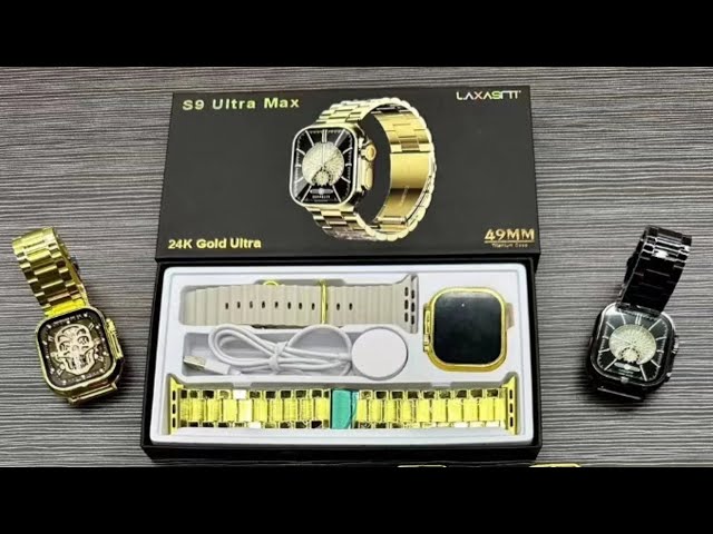 Original S9 Ultra Max Smart Watch 24K Gold Ultra 49MM | Daraz.pk